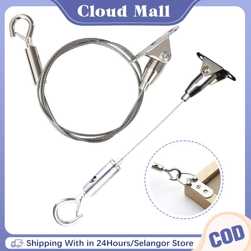 Wire Rope Hanging Stainless Steel Lamp Hanging Rope Lighting Safety ...