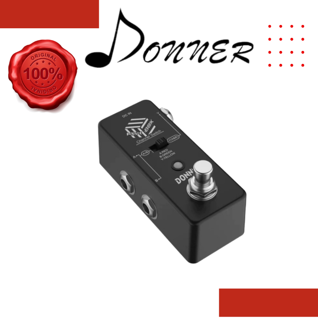 Donner EC1162 ABY Box Line Selector AB Switch Mini Guitar Effect Pedal True Bypass | Shopee Malaysia