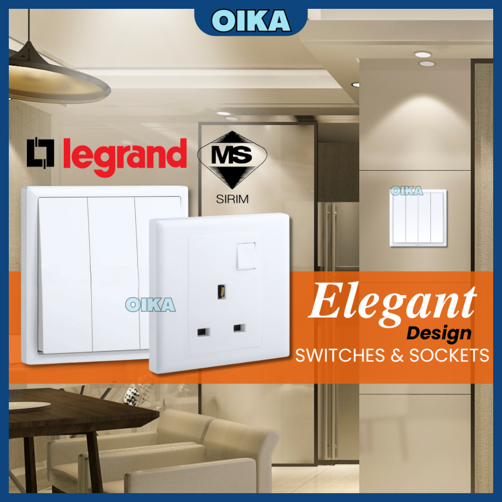 [SIRIM APPROVED] LEGRAND ELOE Switches & Sockets Elegant Switch Modern ...