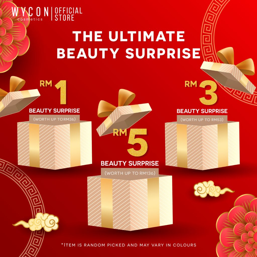 [CNY DEAL ] WYCON Cosmetics Ultimate Beauty Surprise - RM1 / RM3 / RM5 | Shopee Malaysia