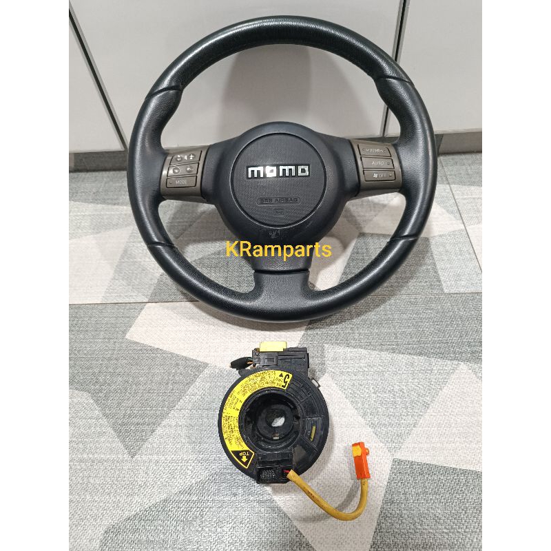 MOMO EURO MULTIFUNCTION STEERING WHEEL WITH AIRBAG CLOCK SPRING SOCKET ...