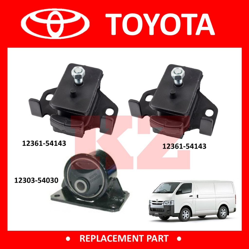 TOYOTA HIACE LH113/LH112/LH125 -MANUAL/ AUTO - 3 IN 1 SET - ENGINE MOUNTING | Shopee Malaysia