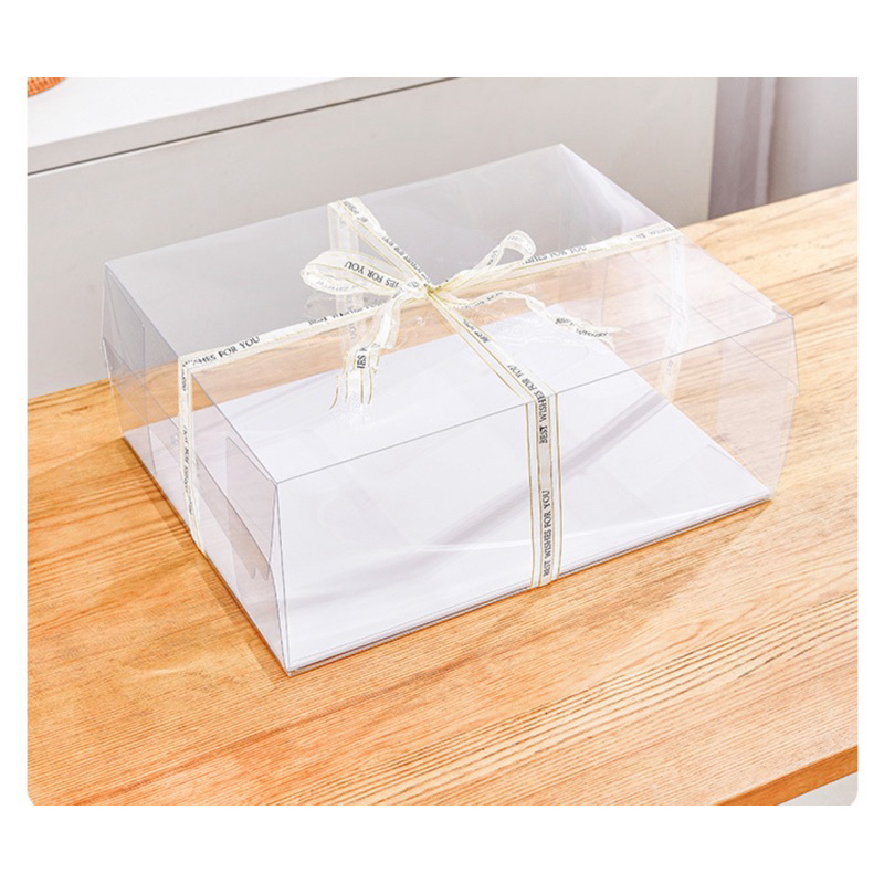Extra-Large Rectangular Cake Box with Transparent Lid, Perfect for 16 ...