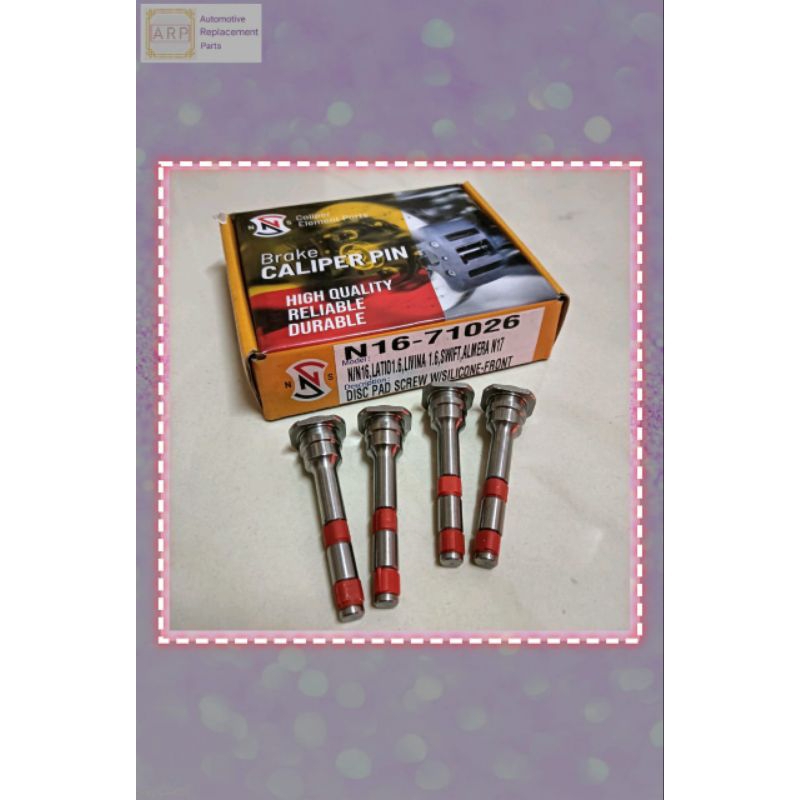 NS Disc Pad Screw Sentra N16 1.6cc, Latio,Livina 1.6cc,Almera,X-Trail ...