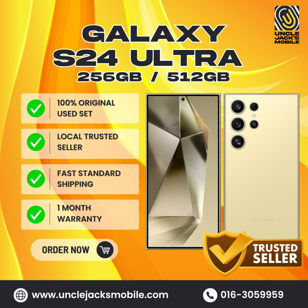 SAMSUNG S24 ULTRA 5G S928U (256GB / 512GB) | TERPAKAI SEPERTI BARU ...
