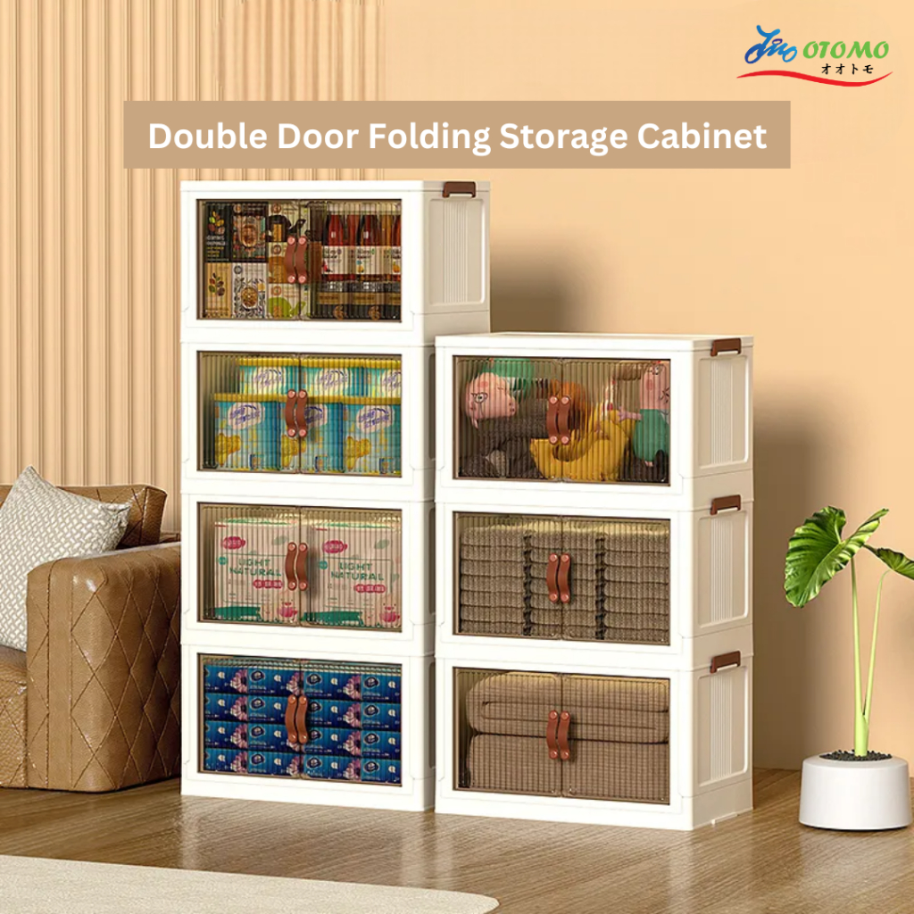 Otomo (3-5 Layers) Double Doors Storage Box Multipurpose Stackable ...