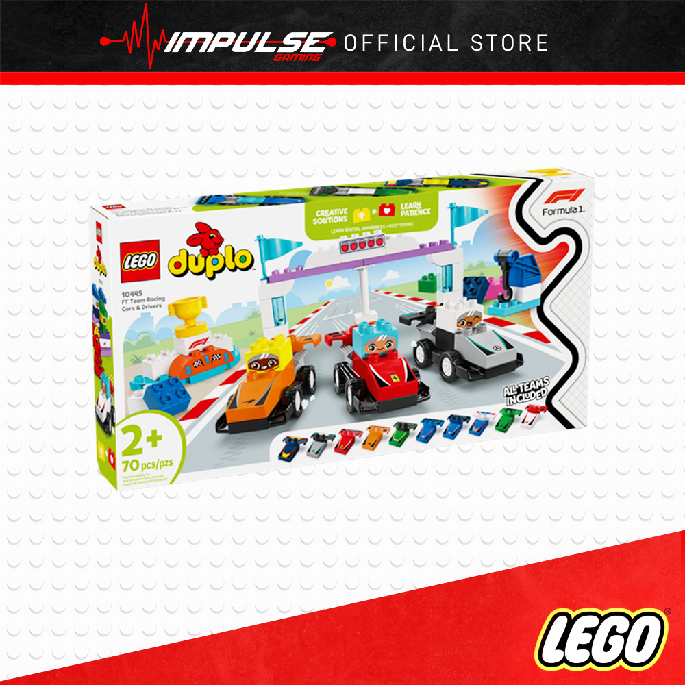 LEGO 10445 DUPLO Town F1 Team Race Cars & Drivers | Shopee Malaysia