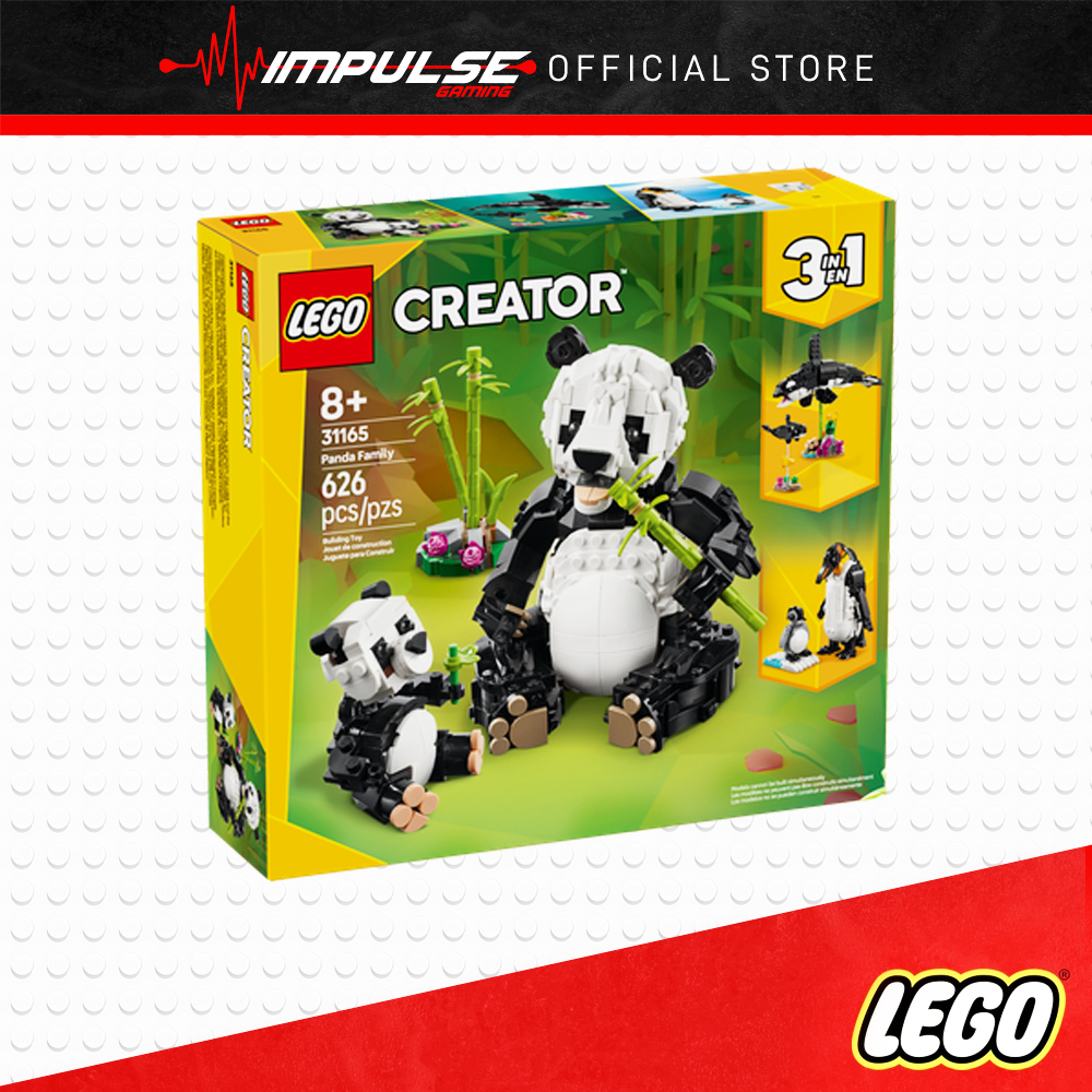 LEGO 31165 LEGO Creator Wild Animals: Panda Family | Shopee Malaysia