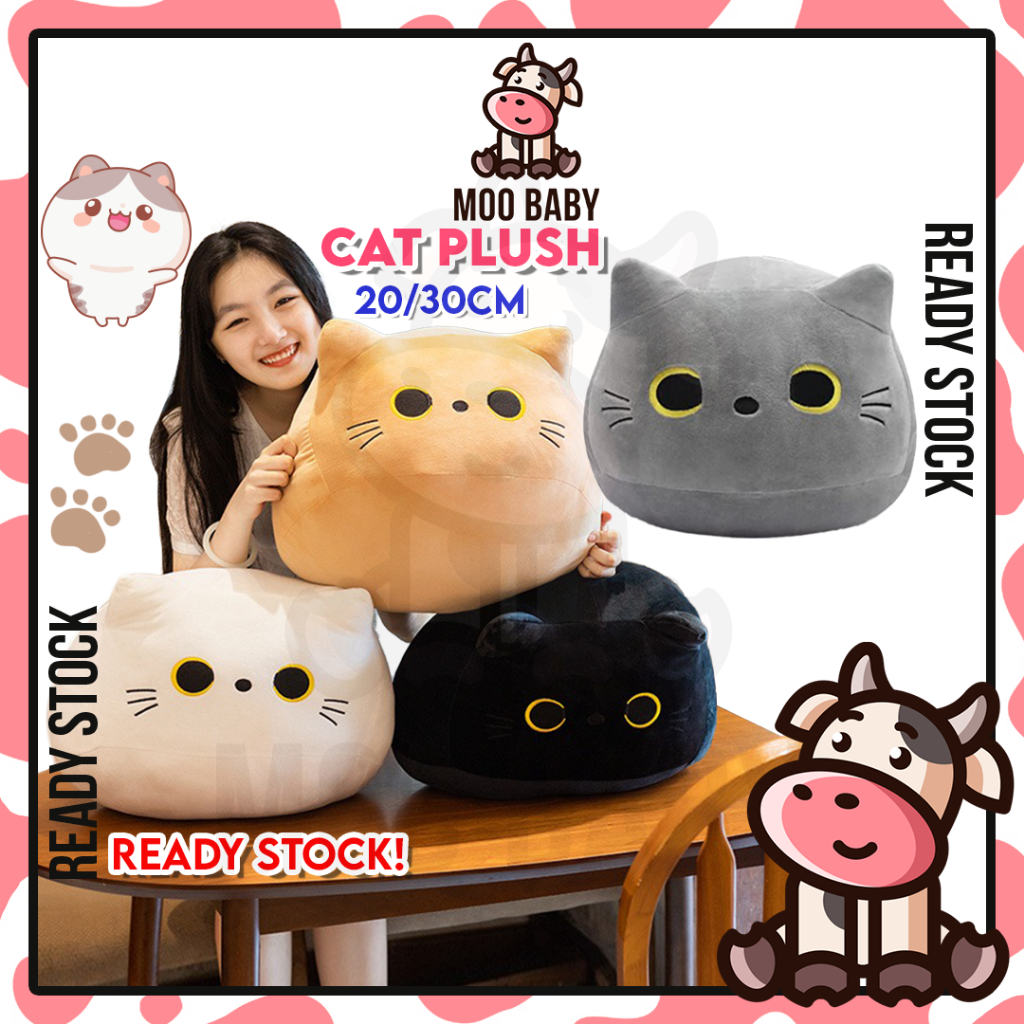 Moo Baby Boneka Kucing Cat Plushie Cute Plushie Anak Patung Comel Cat ...