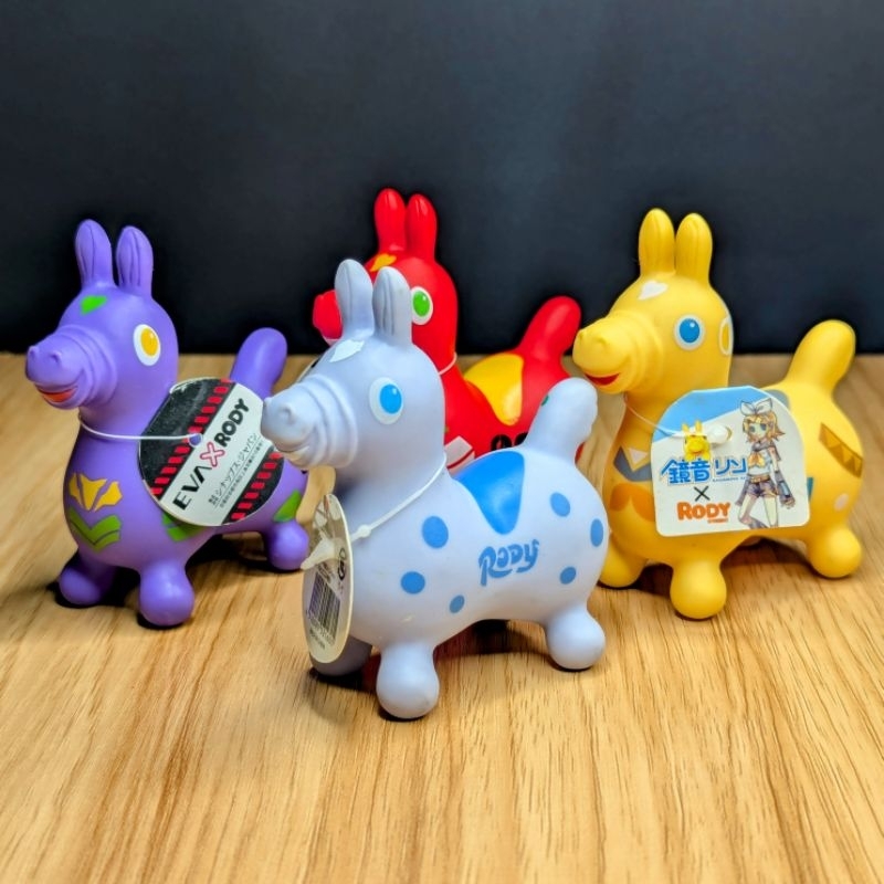 (OneG Den) Gymnic Ledraplastic Jammy Rody Mini Bouncy Horse Figure ...
