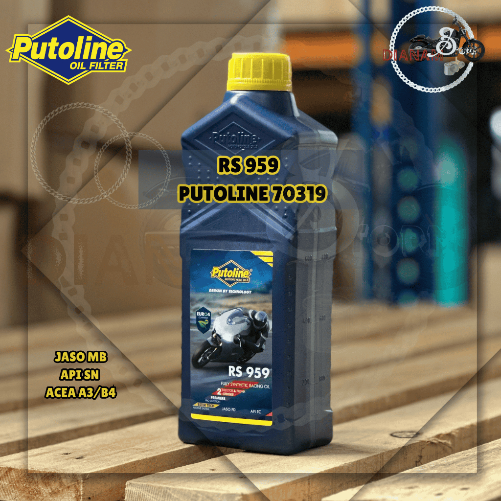 PUTOLINE ENGINE OIL RS 959 FULLY SYTHETIC RACING OIL 2-STROKE (2T ...