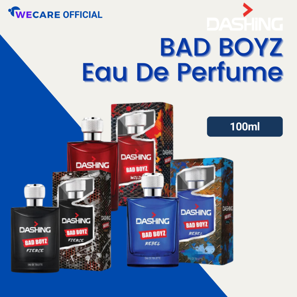 Dashing Eau De Toilette EDT Bad Boyz Fierce / Rebel / Wild (100ml) -3 Variants | We Care ...