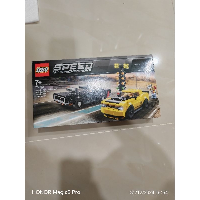 LEGO 75893 Speed Champions 2018 Dodge Challenger SRT Demon and 1970 ...