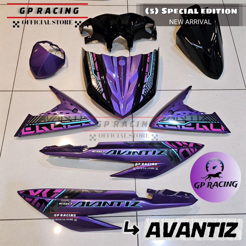 Ego Avantiz cover set Purple with sticker (5) Purple Black Special ...