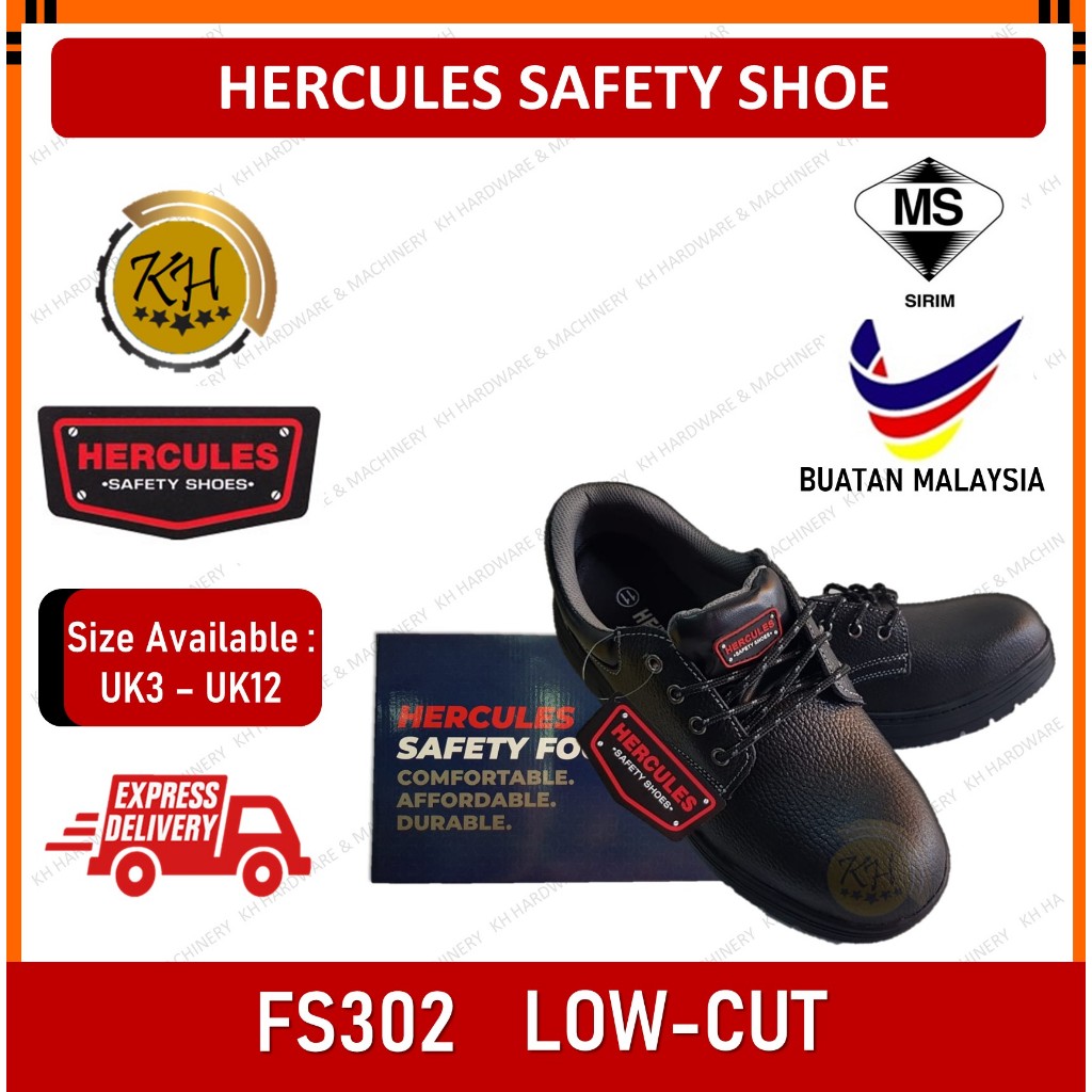 HERCULES SAFETY SHOES FS302 (LOW CUT) | Shopee Malaysia