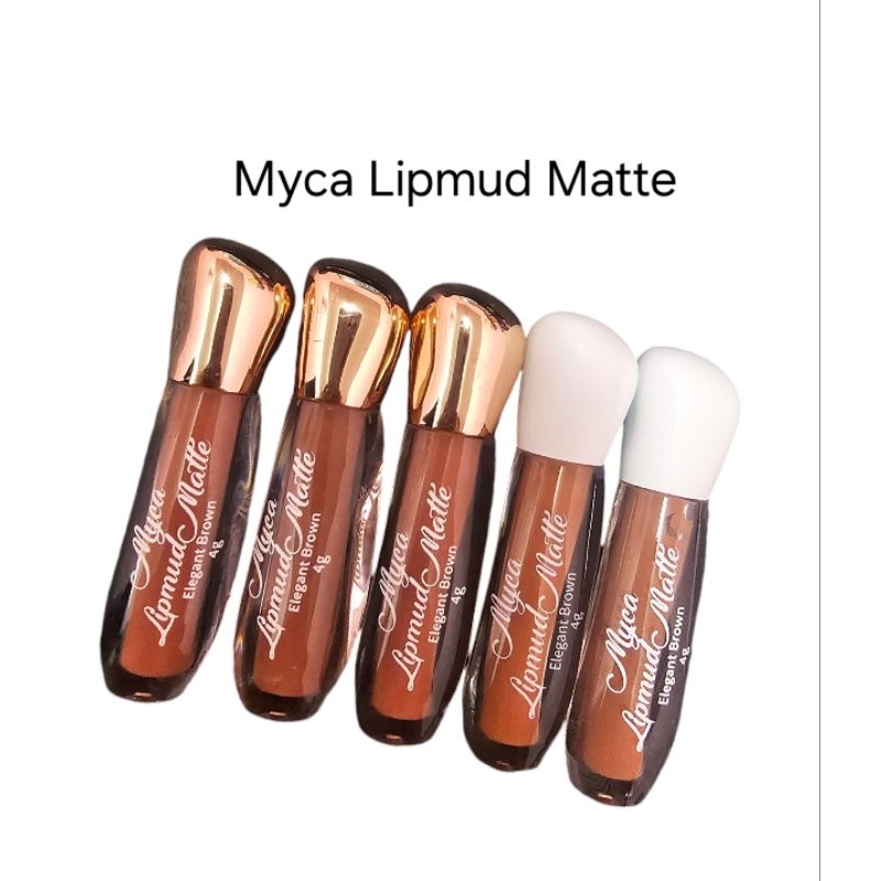 MYCA LIPGLOSS LIPMATTE LIPMUD MATTE Elegant Brown 4g | Shopee Malaysia