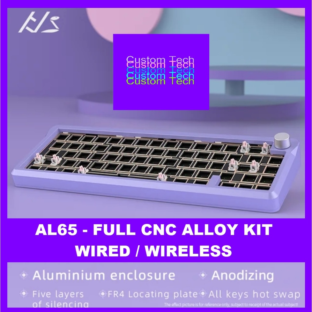 AL65 HJS FULL CNC ALLOY KEYBOARD KIT | Shopee Malaysia