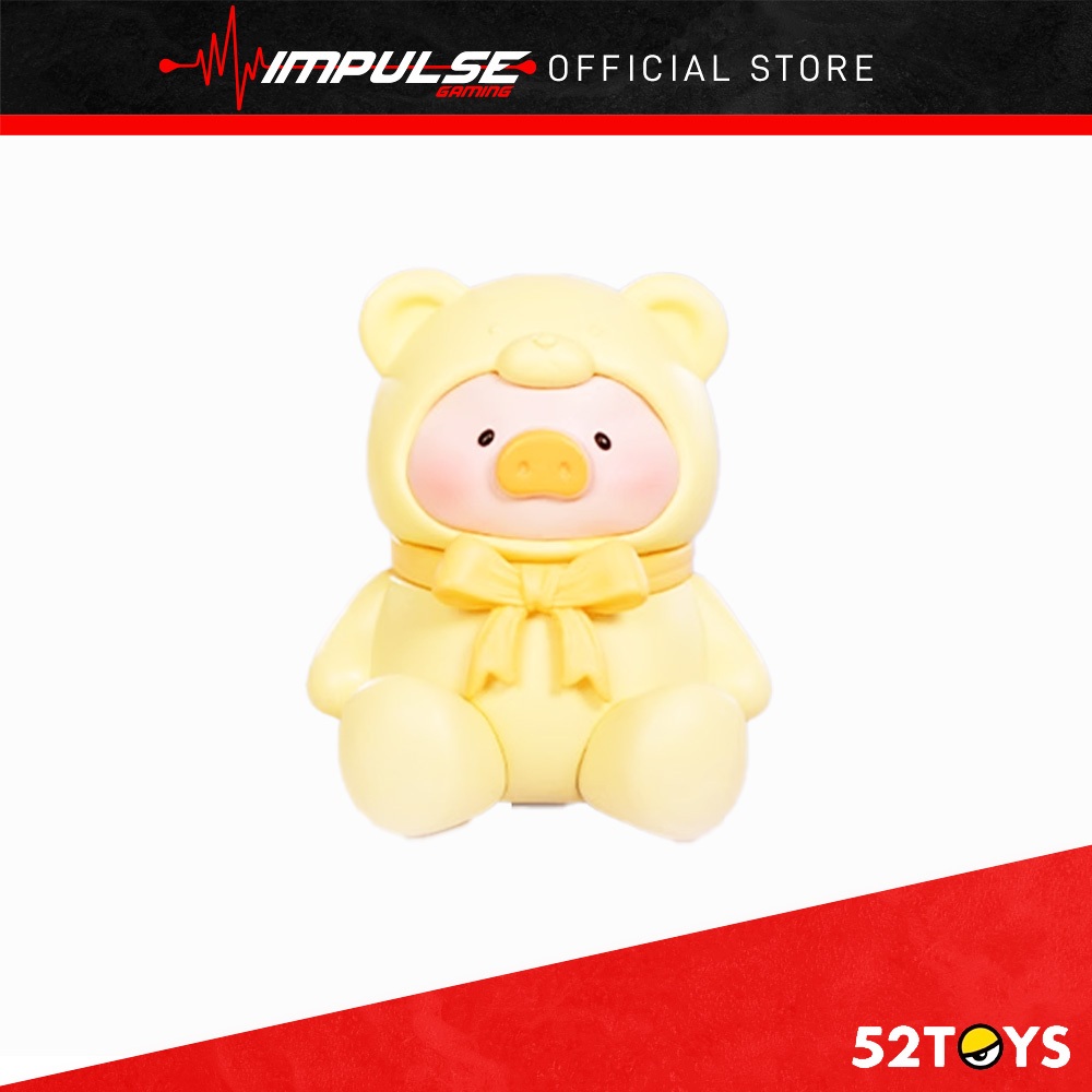 52Toys Lulu Pig Teddy Mini Bean Series [Blind Box / Full Case] 罐头猪Lulu ...