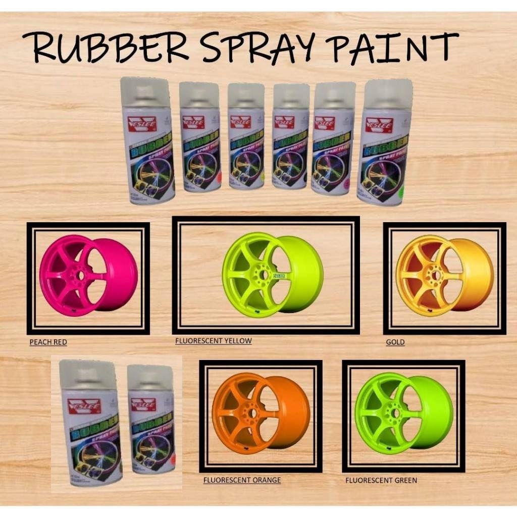 Car Motorbike Removeable Silicone Rubber Plastic Spray Paint Color RIM ...