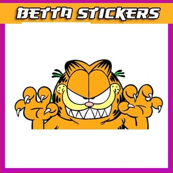 Car Sticker / Bumper Sticker - Peekaboo (Garfield) | Shopee Malaysia