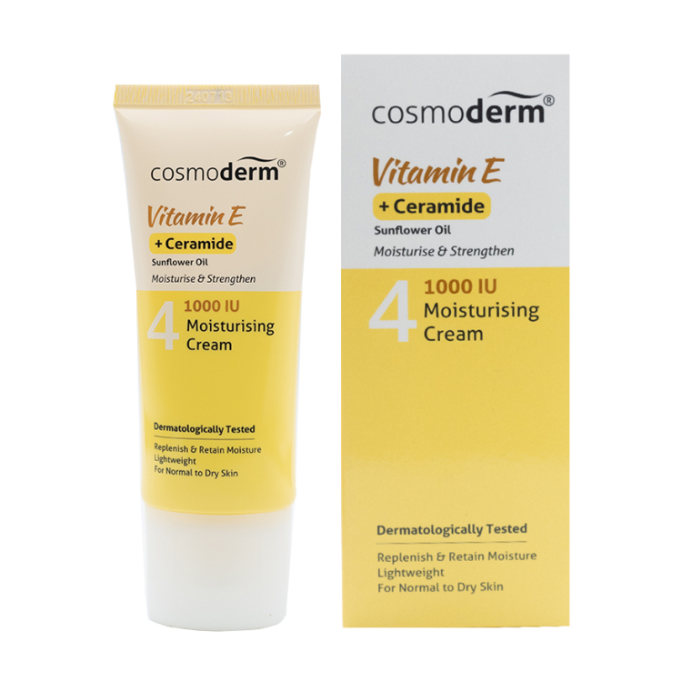 Cosmoderm Vitamin E Revitalising Moisturiser 1000 I.U. 50Ml | Shopee ...