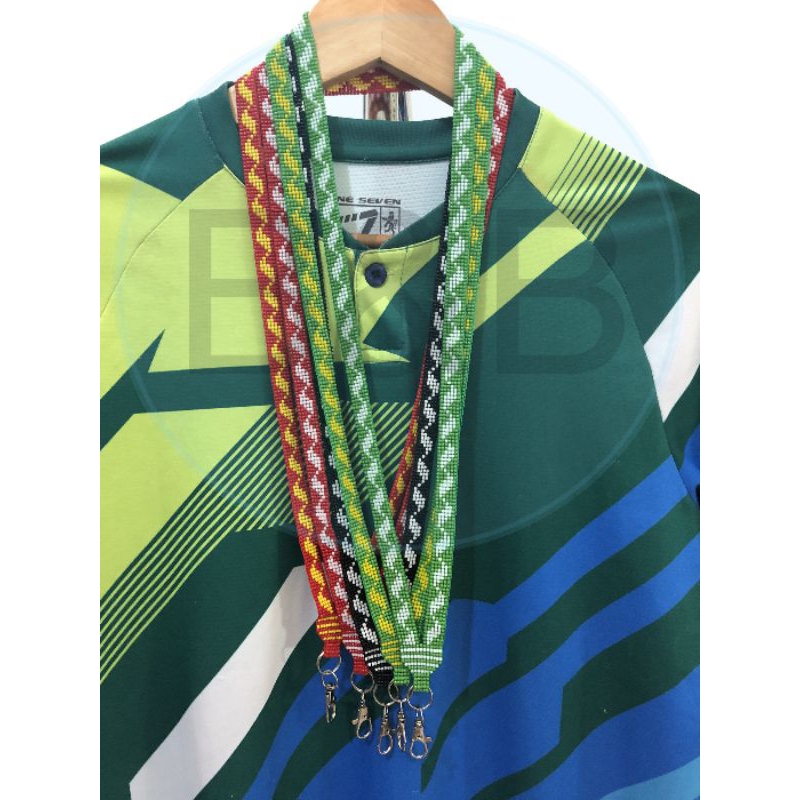 (READY STOCK) Name Tag Lanyard / Tali Penggantung Nama Manik Toho Sabah ...