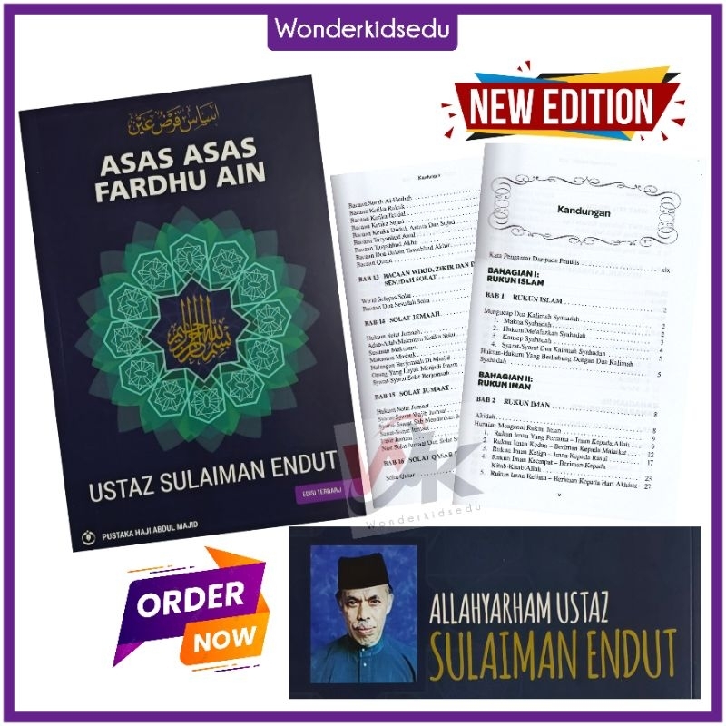 Buku Panduan Asas Asas Fardhu Ain Ustaz Sulaiman Endut | Fardhu Ain ...