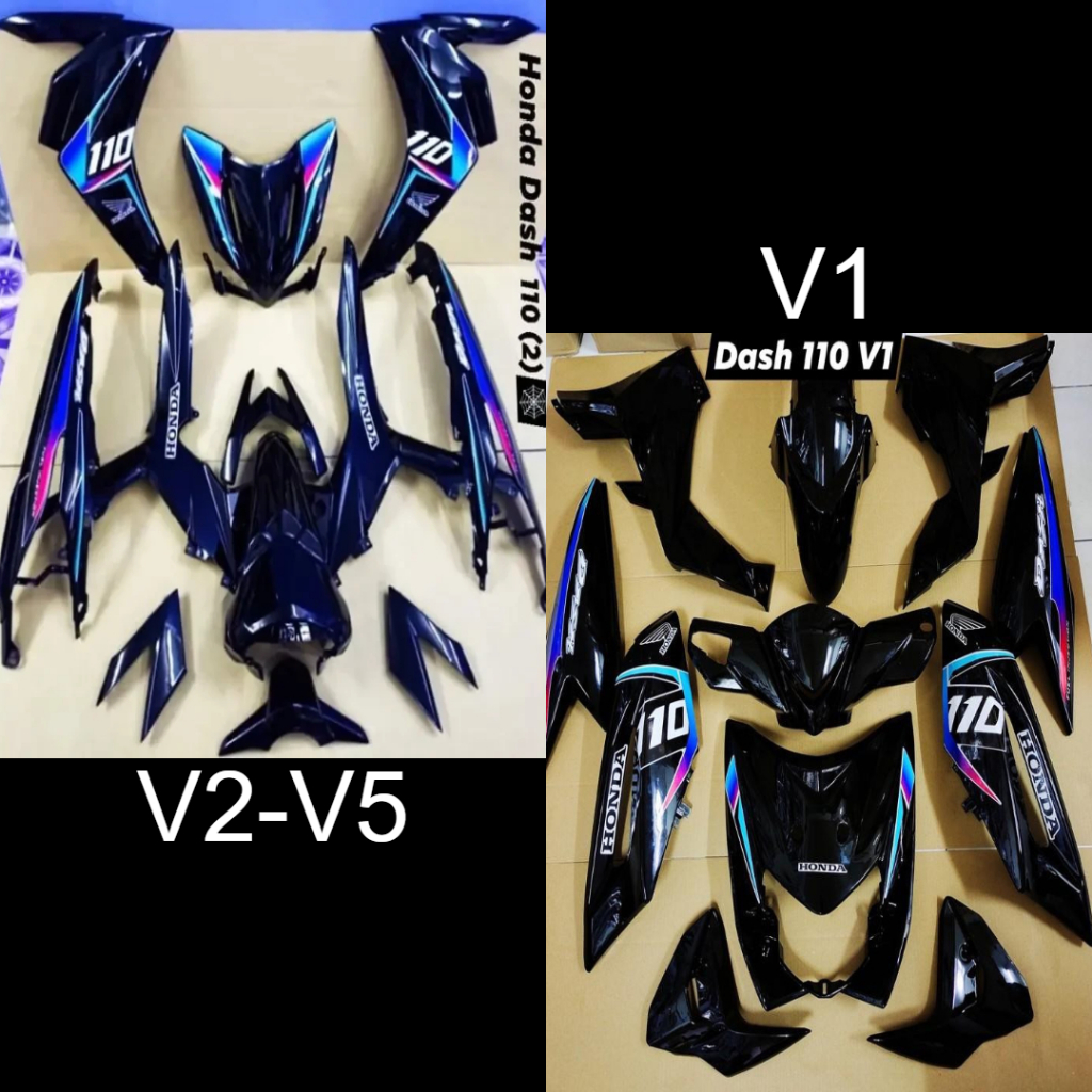 COVERSET HONDA DASH 110/125 V1 V2 V3 V4 V5 20TH | Shopee Malaysia