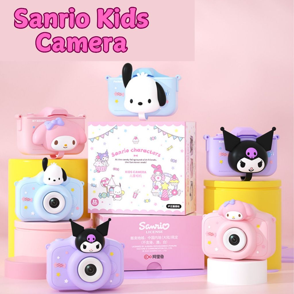 20MP Sanrio Kids Camera Dual HD Take Photo Video Children Games Mini ...