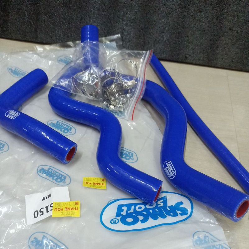 RADIATOR HOSE SAMCO SPORT RS150/RSX150 RACING RADIATOR PIPE TANGKI PIPE ...