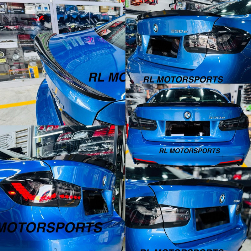 BMW F30 M3 M PERFORMANCE SPORT carbon REAR glass BOOT TRUNK DUCKTAIL ...