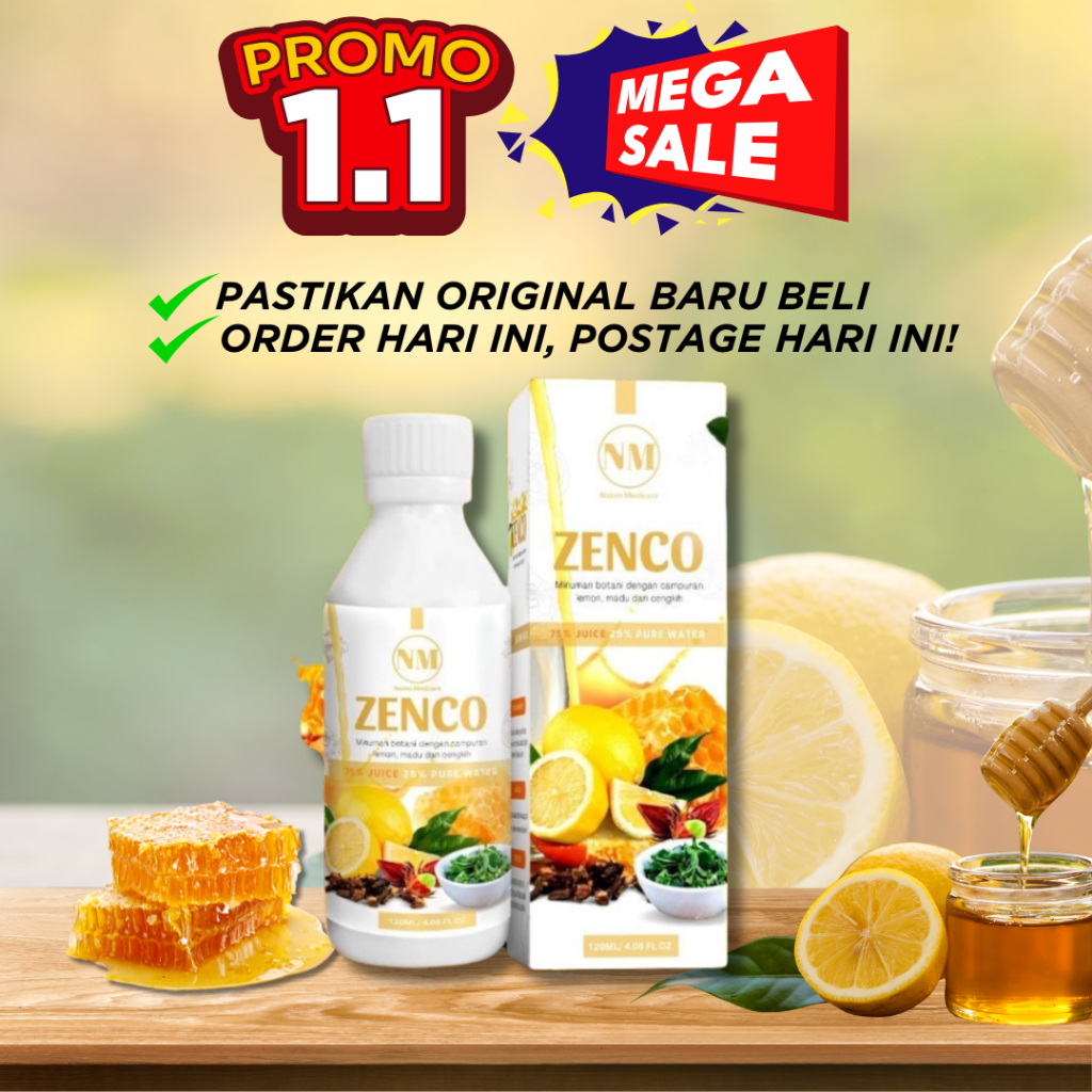 ZENCO Syrup Batuk Dewasa Campuran Lemon Cengkih Madu Halia Sakit Tekak ...