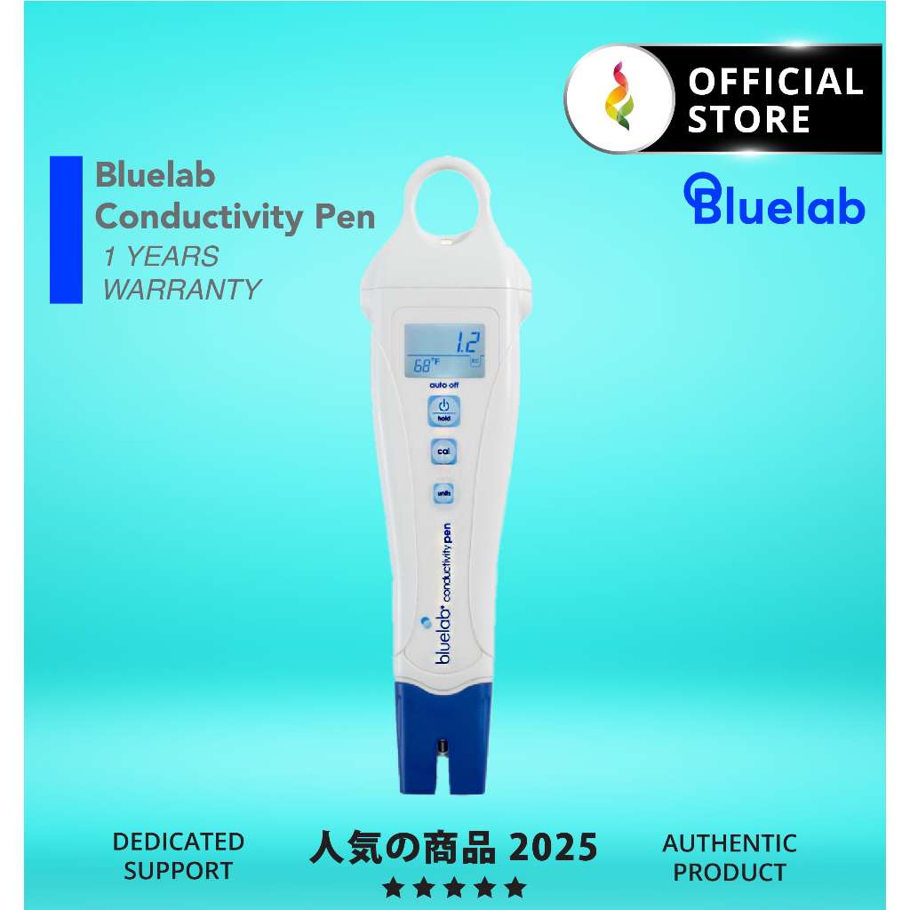 BLUELAB - EC/CONDUCTIVITY PEN (MEASURES NUTRIENT AND TEMPERATURE IN ...