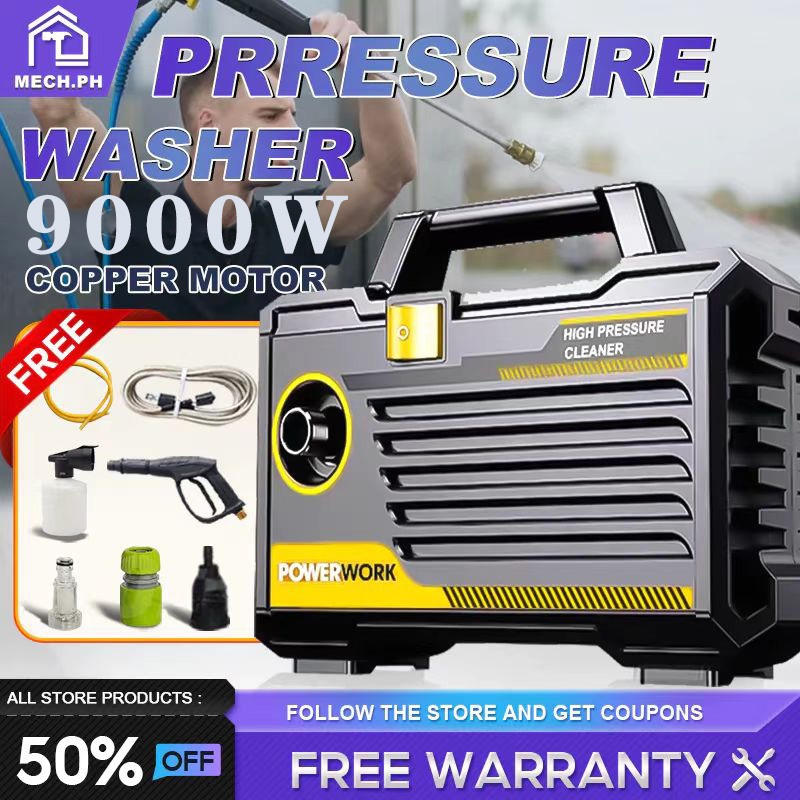 8800W Water Jet Car High Pressure Cleaner Portable Water Jet Cordless ...