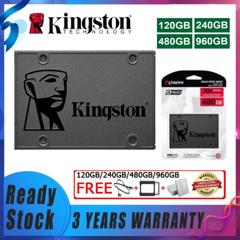 [Local Stock]Kingston SSD 2.5" 240GB 480GB 960GB SATA ssd Desktop ...