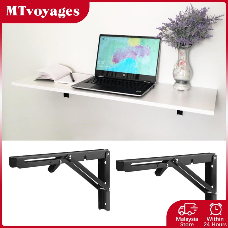 Folding Bracket Folding Shelf Brackets Wall Bracket Heavy Duty Foldable ...