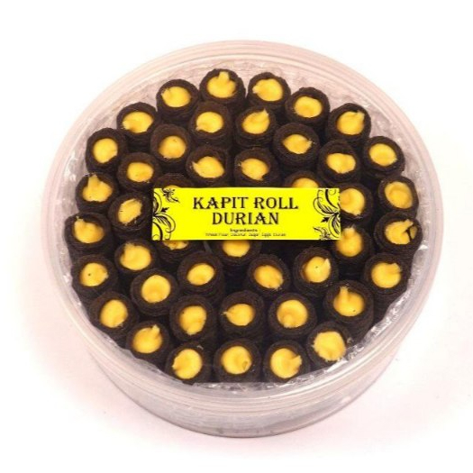 Kapit Rolls Heaven DURIAN Snack Coklat Cookies Manis Kuih Traditional ...