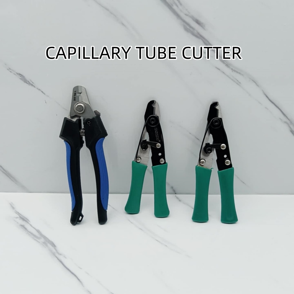 Cutter capillary copper pipe aircond / fridge coil cutting Kapilari air ...