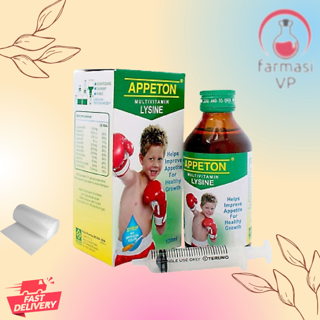 Appeton Multivitamin Lysine Syrup 120ml | Shopee Malaysia