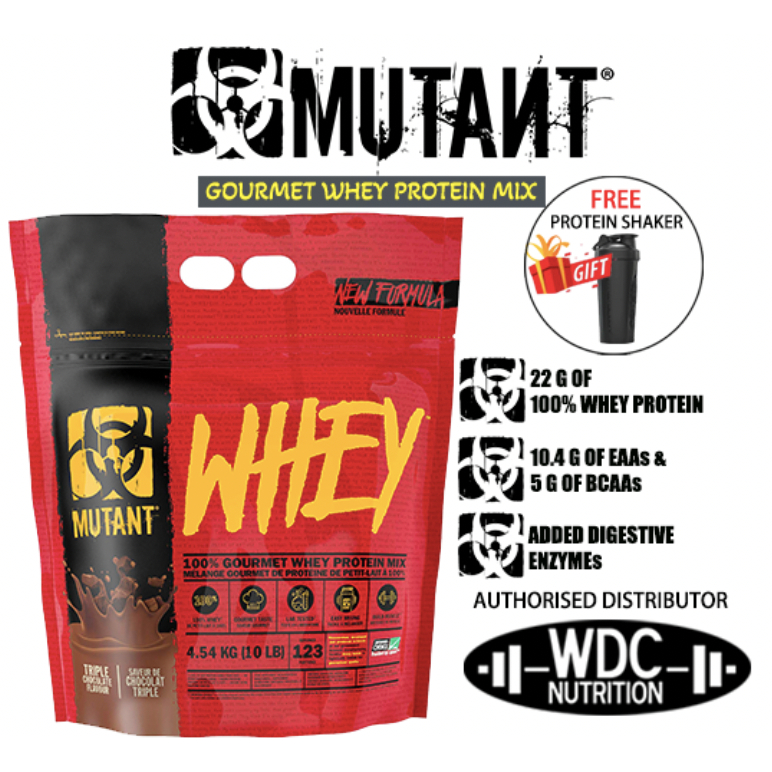 MUTANT 100% Whey Protein (10/5/2lbs)-Whey Protein Powder, Muscle ...