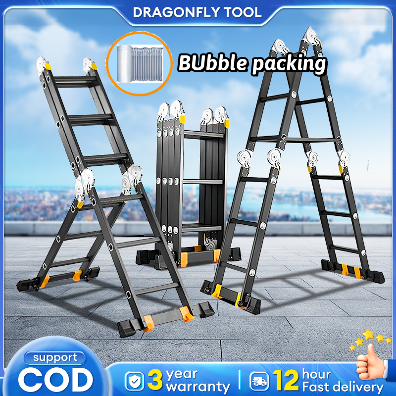 Ladders Tangga Lipat 2000kg Heavy Duty Aluminium Multipurpose Foldable ...