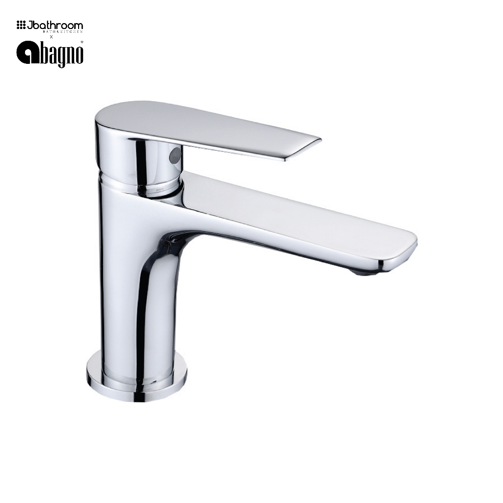 Abagno TJC-075-CR brass chrome 1/2" single lever basin tap | Shopee ...