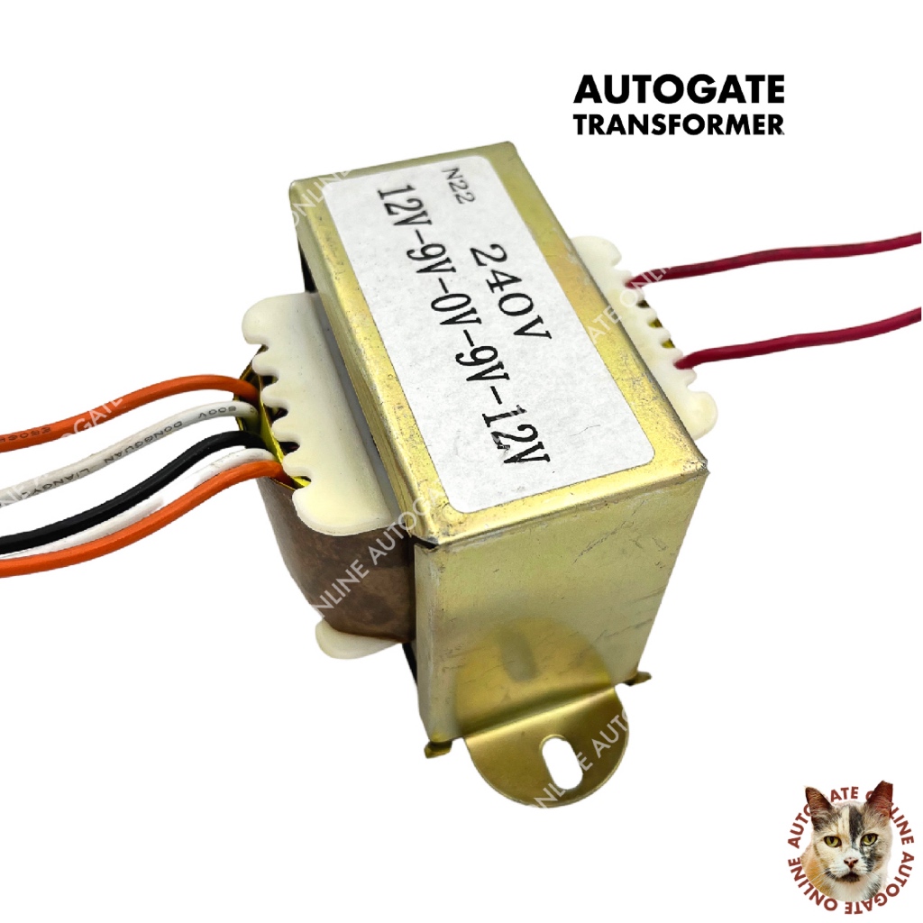 12V 9V 0V 9V 12V 240V 3A N22 TRANSFORMER For autogate system | Shopee ...