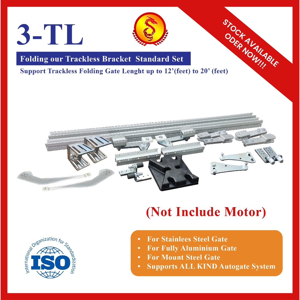 Trackless Folding Bracket System AST 3TL | Shopee Malaysia