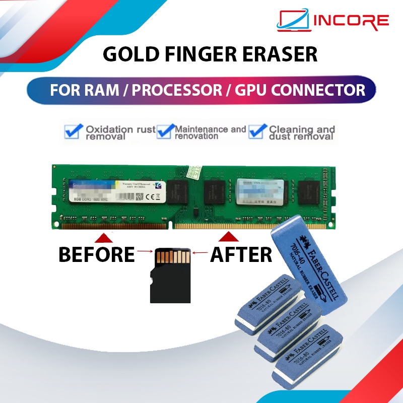 Ram / CPU / Graphic Card Eraser Electronic Components Cleaner Faber ...