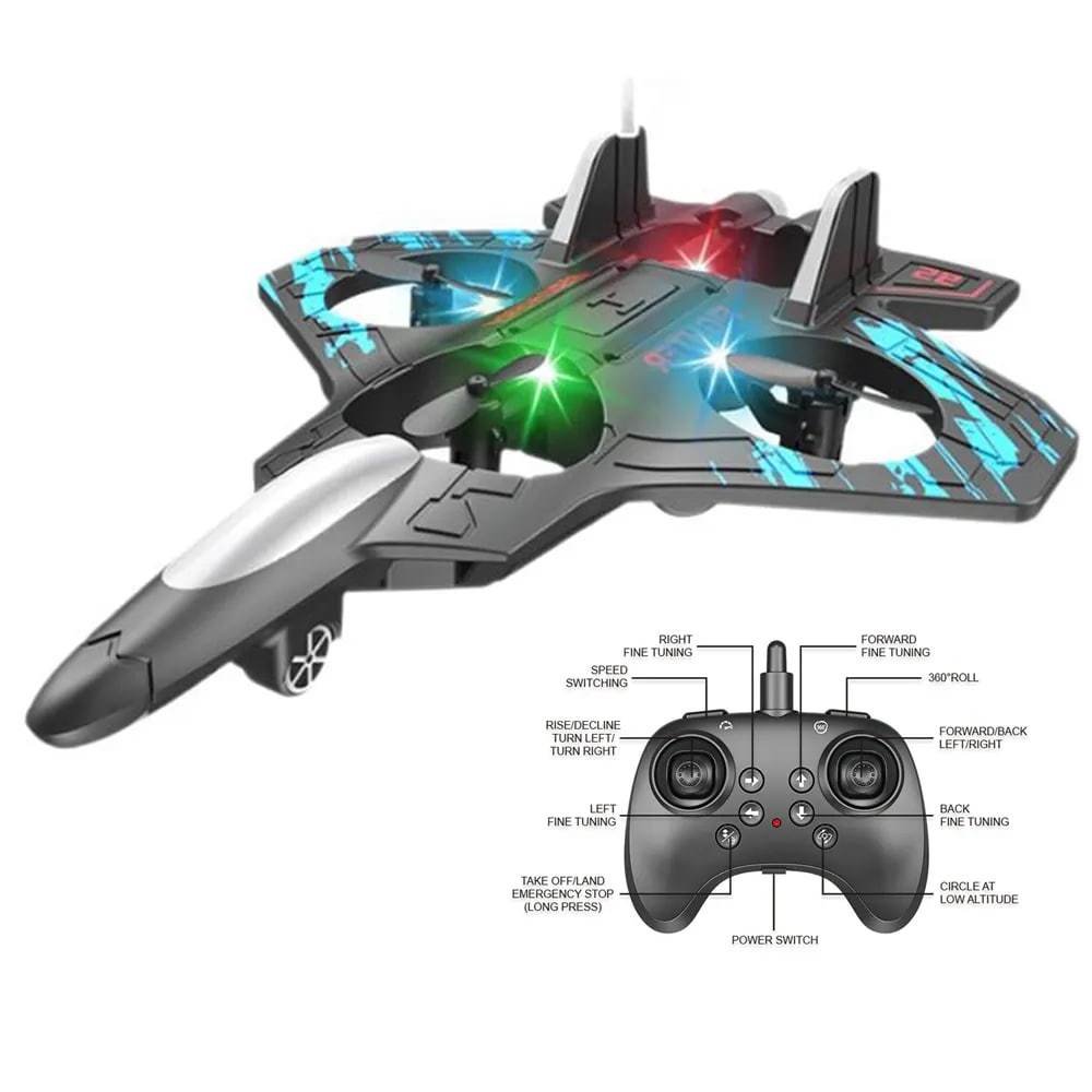 [HERO TOYS] Remote Control Drone Fighter Plane Glider | Shopee Malaysia