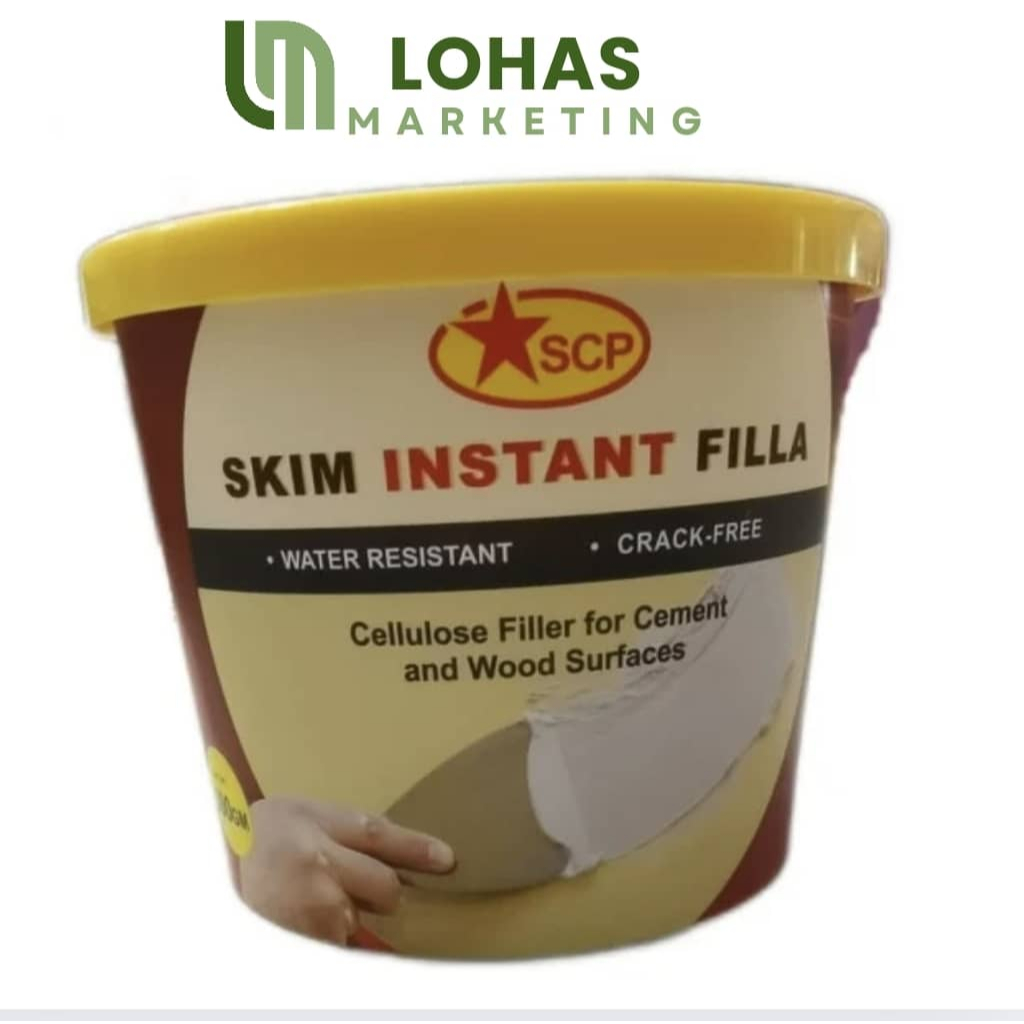 500g SCP Wall Putty Filler Skim Instant Filla for Interior & Exterior ...