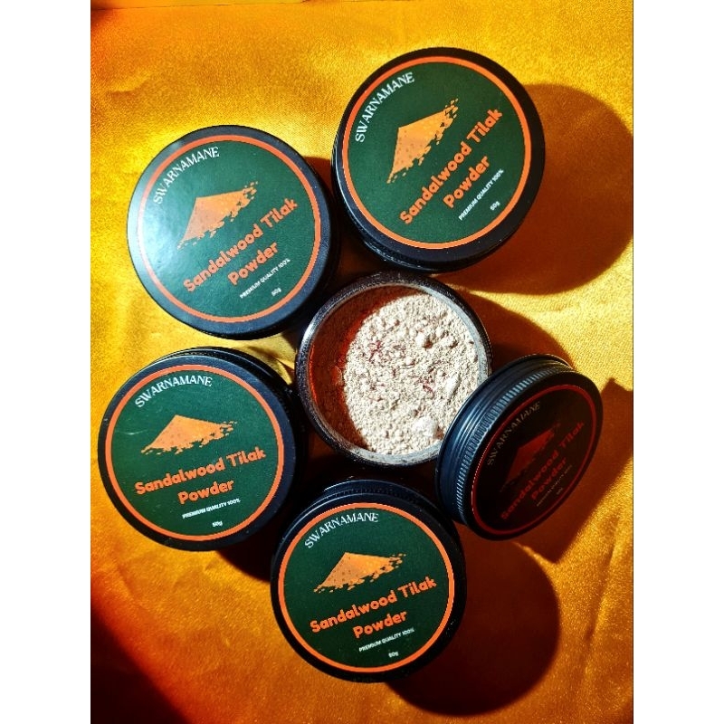 Swarnamane Saffron Sandalwood Tilak Powder | Shopee Malaysia