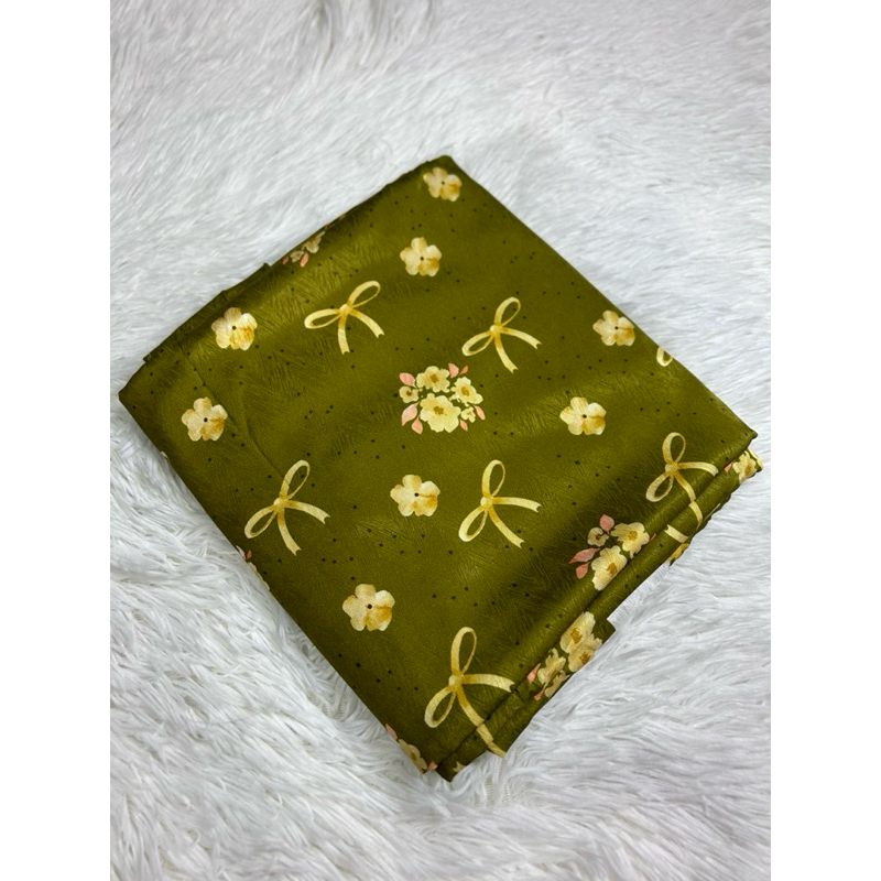 kain pasang cantik edisi raya 2025 olive green | Shopee Malaysia