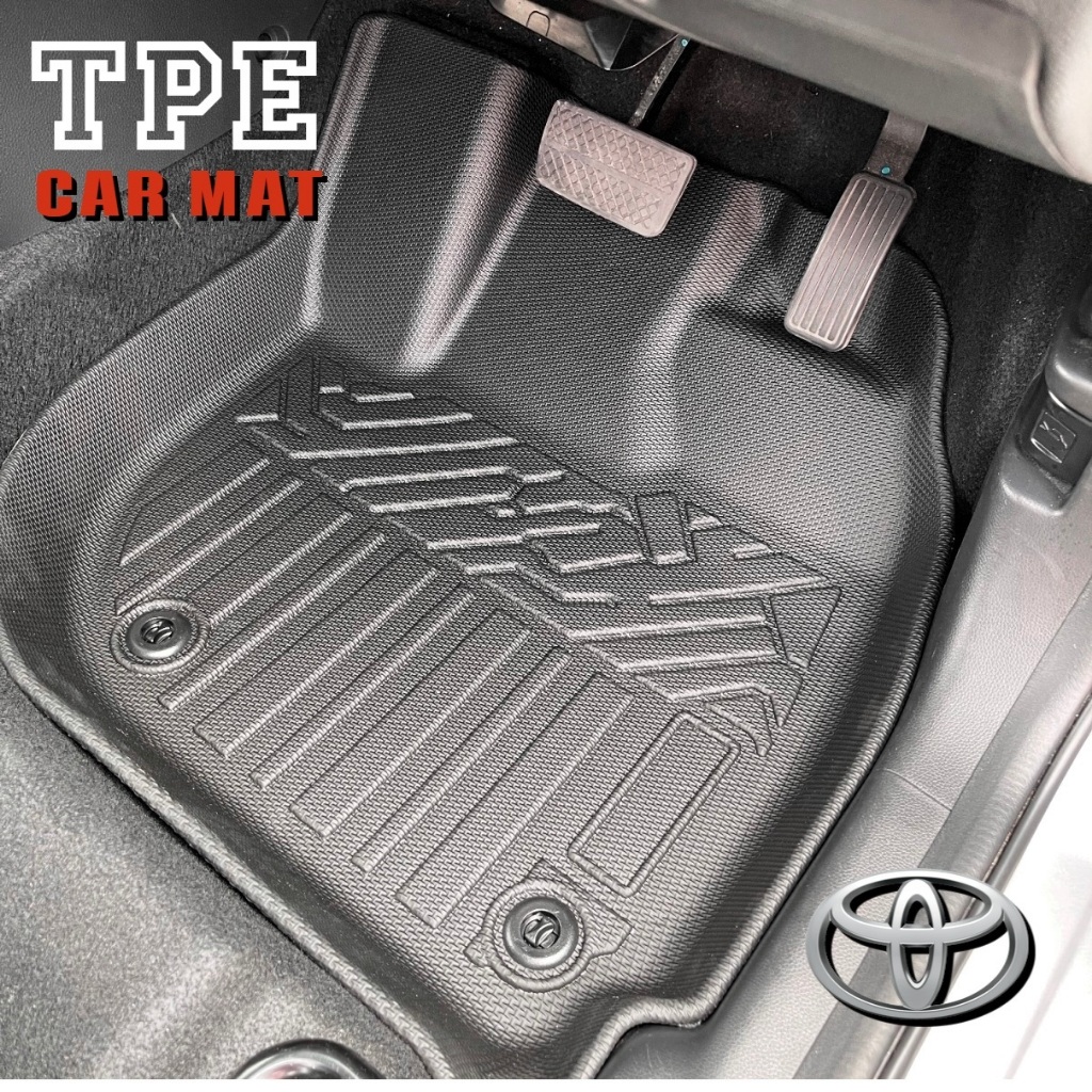 [1 SET] Kereta Karpet TPE Carpet TOYOTA Rush Veloz Yaris Hilux Vigo ...